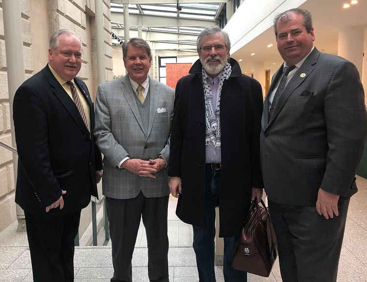 National Board Officers Meet with Irish Leaders